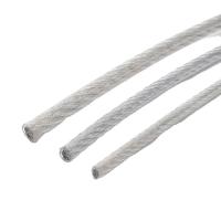 China 7*1 Bending PVC Coated Galvanized Aircraft Cable Steel Wire Rope 1x7 1/4