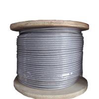 China Non-Alloy Custom PVC Coated Galvanized Steel Wire Rope for Long-Lasting and Industrial Construction Projects for sale