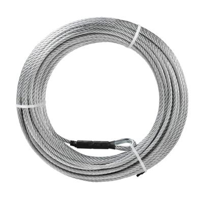China 12mm Galvanized Steel Wire Rope for Fencing Meets AiSi Standard Requirements for sale