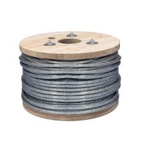 China 10mm 7X19 AISI 304 Stainless Steel Hot DIP Galvanized Aircraft Cable Steel Wire Rope with ±1% Tolerance for sale