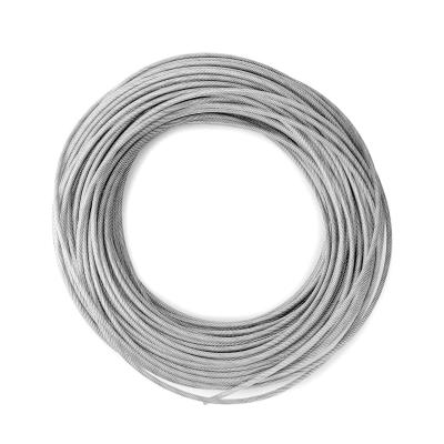 China 304/316 7X7 Stainless Steel Wire Cable Used In Galvanized Aircraft Cable With Tolerance ±1% And OEM for sale