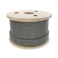 China 4mm/4.3mm High Tensile Galvanized Steel Wire Rope With Steel Core Construction for sale