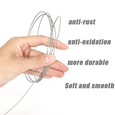 China Stainless Steel 3/32 Inch Galvanized Steel Wire Rope Aircraft Cable 7x7 Construction for sale