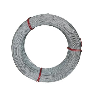China Standard AiSi 6-18mm 8x19s FC Steel Wire Rope Elevator Lift Cable 1370/1770MPa Galvanized for Low-Rise Elevator for sale