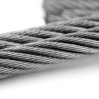 China 6mm 6.5mm 6*19s 6X19s Sfc 1370/1770 Steel Wire Cable for Elevator Lift Speed-Limited Governor Rope ±1% Tolerance Construction for sale