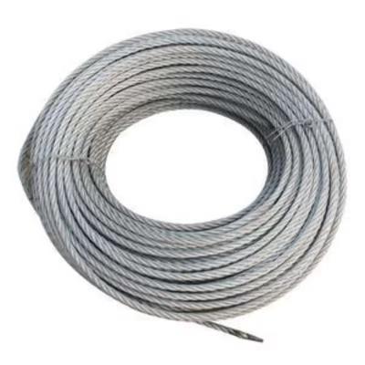 China Cold Heading Steel 17*7 18*7 19*7 Rotation Resistant Steel Wire Rope for Tower Crawler Crane Main Hoist Cable for sale