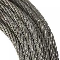 China Cranes GOST 7667-80 17mm 20.5mm 21mm 27mm 31mm 6x25 7x7 Steel Wire Rope with Strength 1570-1960 MPa for sale