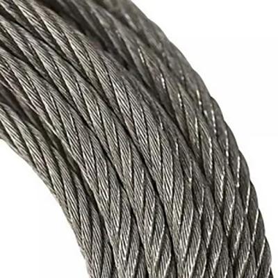 China Cranes GOST 7667-80 17mm 20.5mm 21mm 27mm 31mm 6x25 7x7 Steel Wire Rope with Strength 1570-1960 MPa for sale