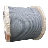 China 6x7 FC 6x19 FC Galvanized Steel Wire Rope for Russian Elevator GOST 3069-80 GOST 3077-80 Construction in Russia for sale
