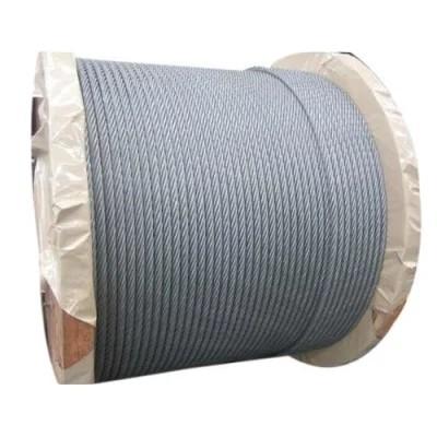 China 6x7 FC 6x19 FC Galvanized Steel Wire Rope for Russian Elevator GOST 3069-80 GOST 3077-80 Construction in Russia for sale