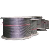 China Stainless Steel Wire Rope Inox Cable with AISI304 304L 316 316L Material and 6 x 7 FC / IWS Construction in 1/16