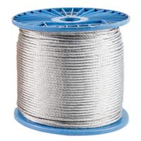 China Galvanized Steel Wire Rope with 6x12+7FC Construction Carbon Steel Material in 500m/1000m Length for sale