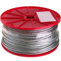 China 7x19 Construction Mil-Spec-DTL-83420 Galvanized Steel Wire Rope Aircraft Cable with 1/4