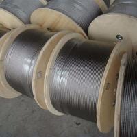 China Galvanized Steel Wire Rope 3.97mm MIL-DTL-83420 7x19 Aircraft Cable with ±1% Tolerance for sale