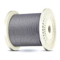 China Transparent PVC Coating Galvanized Steel Wire Rope 2mm-4mm 6x7 FC for Transparent and Other Processing Service for sale