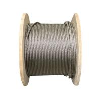 China Stainless Steel Wire Rope 7x7 Structure 2mm Diameter for Heavy Load and High Tensile Strength Applications for sale