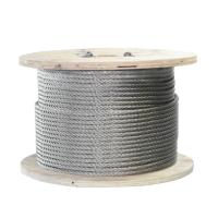 China 8X19s Elevator Used Galvanized Stainless Steel Wire Rope Suitable for Other Processing for sale