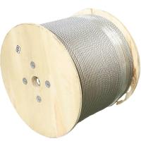 China Carbon Steel 6x24 7FC Galvanized Steel Wire Rope JIS 3525 Class A Approx. Weight kg/m 0.115 to 2.15 for sale