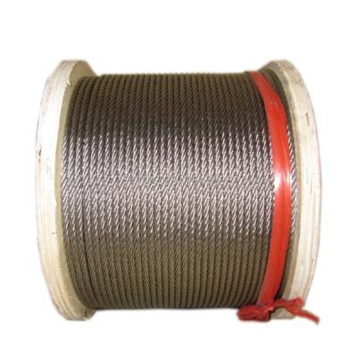 China Steel Cable Ropes Wire Stainless Rope 6x19 PP Core Inox Cable A2 A4 SUS 304 Tolerance ±1% Polished Exporter for sale