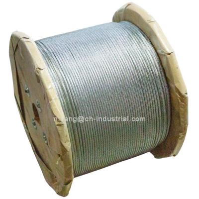 China Non-Alloy Galvanized 12mm Steel Wire Rope with 6x19 Construction for Heavy-Duty Applications for sale