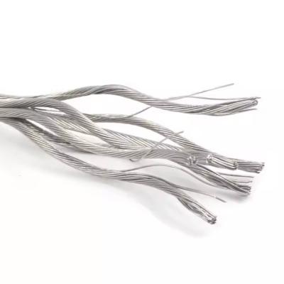 China Non-Alloy Steel Wire Rope 1x19 2.6mm 3mm 4mm Galvanized for Tough and Demanding Environments for sale