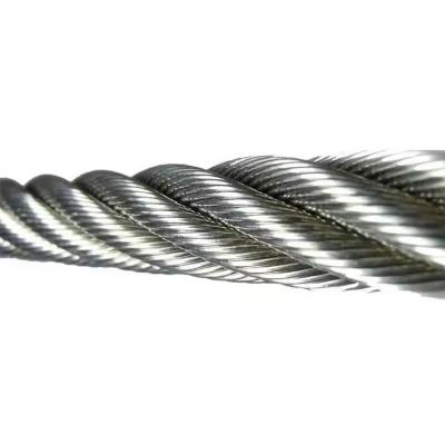 China 4VX39S 5FC 4VX48S 5FC Galvanized 9mm-52mm Flat No-rotating Steel Wire Rope For Construction Machinery Engineering Engineering for sale