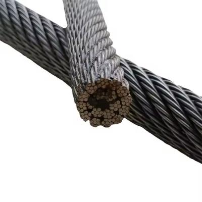 China Galvanized 19X7 Non-Rotating Wire Rope For Port Lifting Cranes Other Processing Services Offered for sale