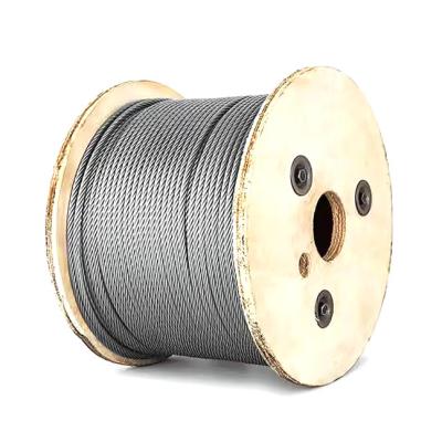 China GB Standard Carbon Steel Galvanized Wire Rope For Cranes Port Lifting And Elevators High Tensile Strength for sale