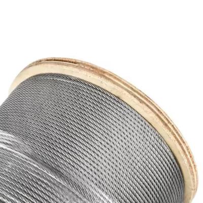 China DIN Standard 6mm-50mm Galvanized Steel Wire Rope for Crane Made from Carbon Steel for sale