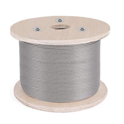 China T316 Strands Steel Cable Ropes Decking Railing System With 1/8