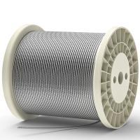 China Stainless Steel Aircraft Cable T316 7x7 Steel Cable Ropes for Decking Railing System 7*7 1/8