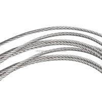 China 1x19 7x7 7x19 T316 Stainless Steel Aircraft Cable for Deck Cable Railing Kits 1/8