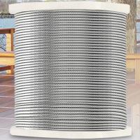 China Erosion Resistant T316 3 16 Aircraft Cable 1000FT SS 1x19 7x7 7x19 Rainproof for sale