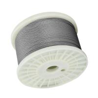 China AISI SUS316 7X19 Stainless Steel Steel Wire Rope For Marine Construction Tolerance ±1% Guaranteed for sale