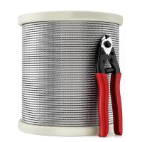 China 1x19 Type 316 Stainless Steel Wire Rope Non-coated 3/16