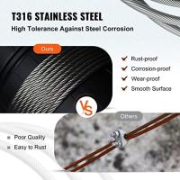 China 7x7 / 7x19 Vinyl Coated Aircraft Cables Galvanized Steel Cable Rope PVC Coated Wire Rope 1/8