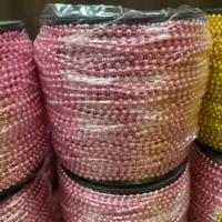 China 4mm Polished Stainless Steel Ball Chain with Customized Length for Window Curtain Decoration for sale