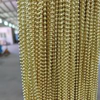 China Polished Plastic Ball Chain For School Curtains In Various Sizes for sale
