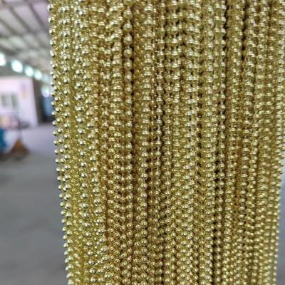 China Polished Plastic Ball Chain For School Curtains In Various Sizes for sale