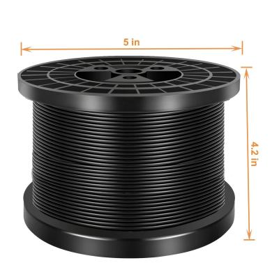China PVC Coated Carbon Steel Wire Rope with 7x7 / 7x19 Construction for Industrial Applications for sale