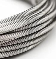 China 600FT T316 Stainless Steel Cable 1/8 Inch Diameter Garden Decorations 7 x 7 Strands Construction Wire Rope with Cutter for sale