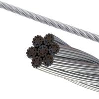 China 250FT T316 Aircraft Cable 1x19 7x19 7x7 Stainless Steel Cable Ropes For Deck Cable Railing Kits 1/8