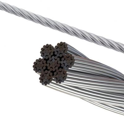 China 250FT T316 Aircraft Cable 1x19 7x19 7x7 Stainless Steel Cable Ropes For Deck Cable Railing Kits 1/8