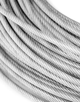 China Type 316 Stainless Steel Wire Rope 150-1000ft for Cable Rails for sale