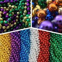 China 2.4mm Plastic Ball Chain Silver Ball Chain White Gold Ball Chain for sale