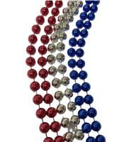 China 2.4mm Plastic Ball Chain Silver Ball Chain White Gold Ball Chain for sale