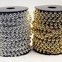 China 2.4mm Customized Colors Plastic Ball Chain Polished Finish for DIY Wedding for sale