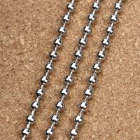 China 2.4mm Polished Stainless Steel Ball Chain with Custom Length for Window Curtain Decoration for sale