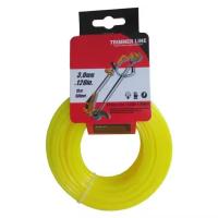 China Round Orangge Nylon Trimmer Line Brush Cutter Nylon Weed String 15m Card Head for sale