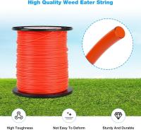 China 1.8mm 2.5mm 2.7mm 3.0mm 3.5mm Nylon Trimmer Line Round Square Brush Cutter Line 2kg Reel for sale